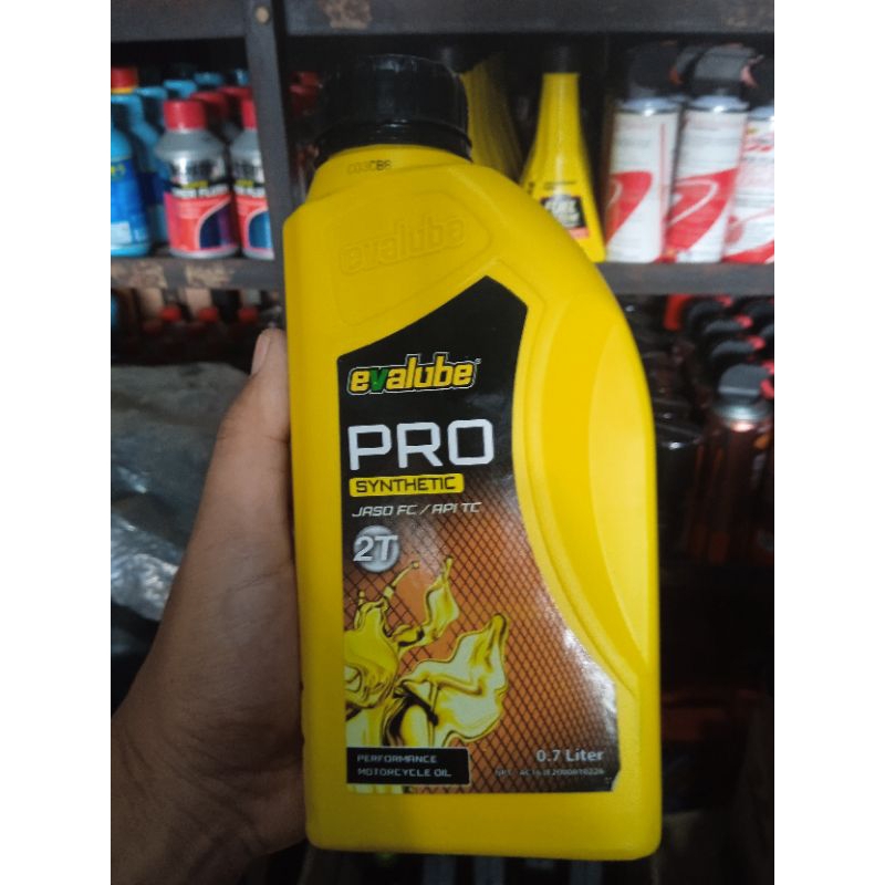 Jual OLI Samping EVALUBE 2T PRO 0.7 liter | Shopee Indonesia