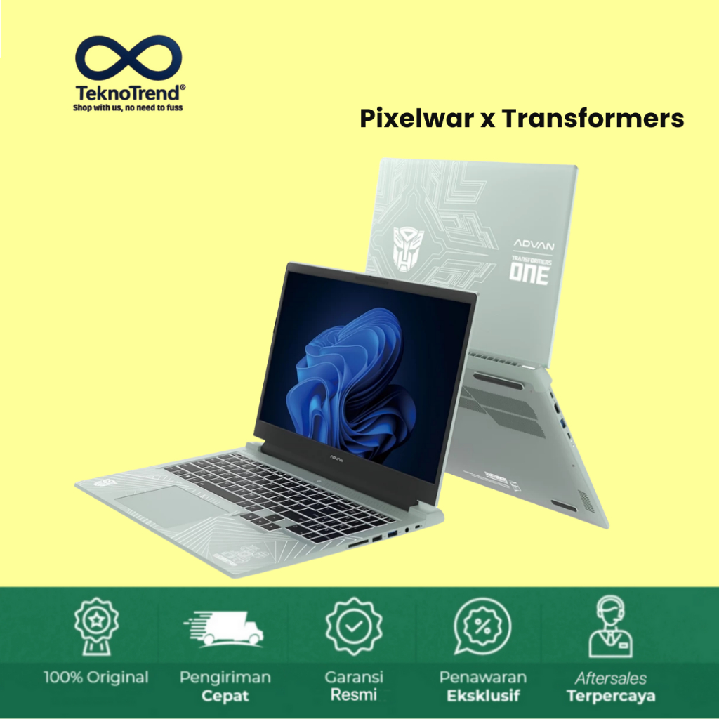 Jual ADVAN Laptop Gaming Pixelwar x Transformers | AMD Ryzen 7 6800H ...