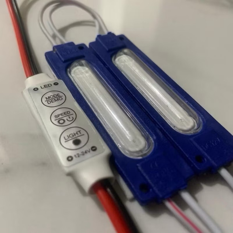 Jual PROMO PAKET LAMPU KOLONG 6 LED COB + Modul Relay Kedip Dc 12Volt 24volt PAKET Lampu Modul ...