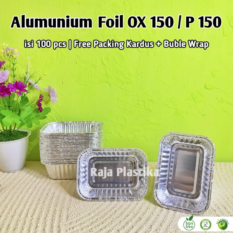 Jual [100pcs] Alumunium Foil Ox 150 / P 150 | Alumunium Foil | Shopee Indonesia