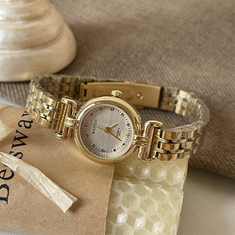 Jual KOOLEY Jam Tangan Wanita Analog Vintage Watch BARSH Bulat Elegant ...