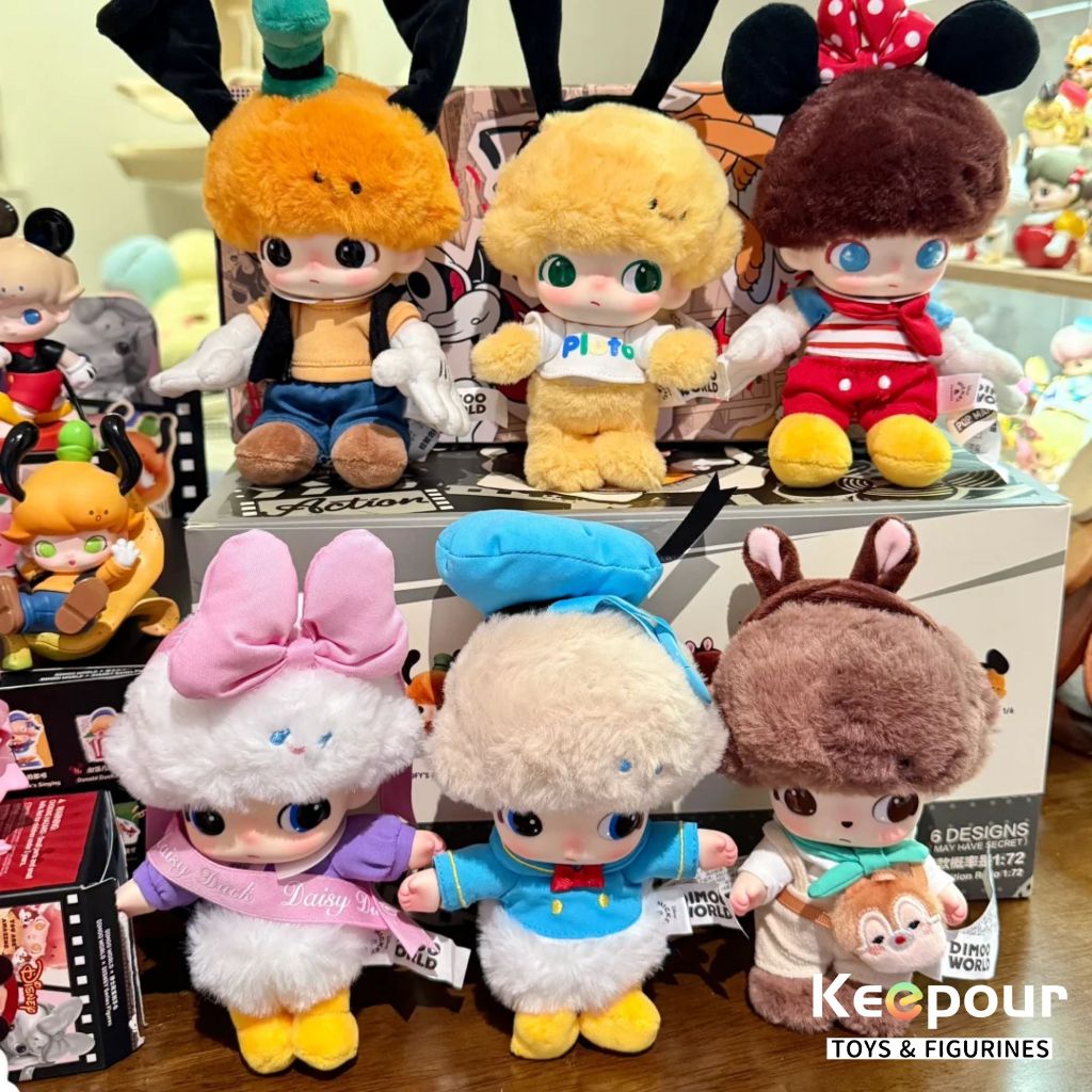 Jual POP MART DIMOO World × Disney Series-Vinyl Plush Keychain Blind ...