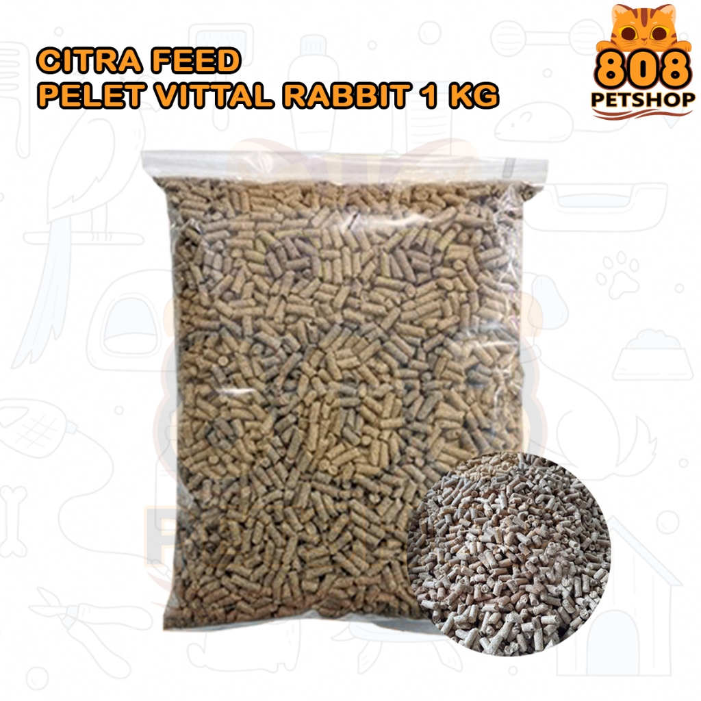 Jual Makanan Kelinci Vital Rabbit 1 kg - Pelet Kelinci Citra Feed VItal ...