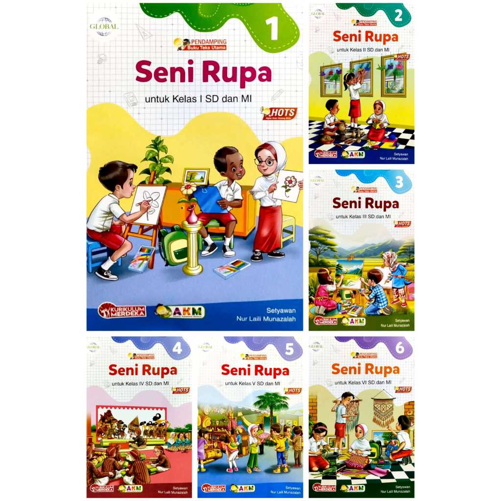 Jual Seni Rupa Revisi Global SD/MI Tiga Serangkai Kurikulum Merdeka | Shopee Indonesia
