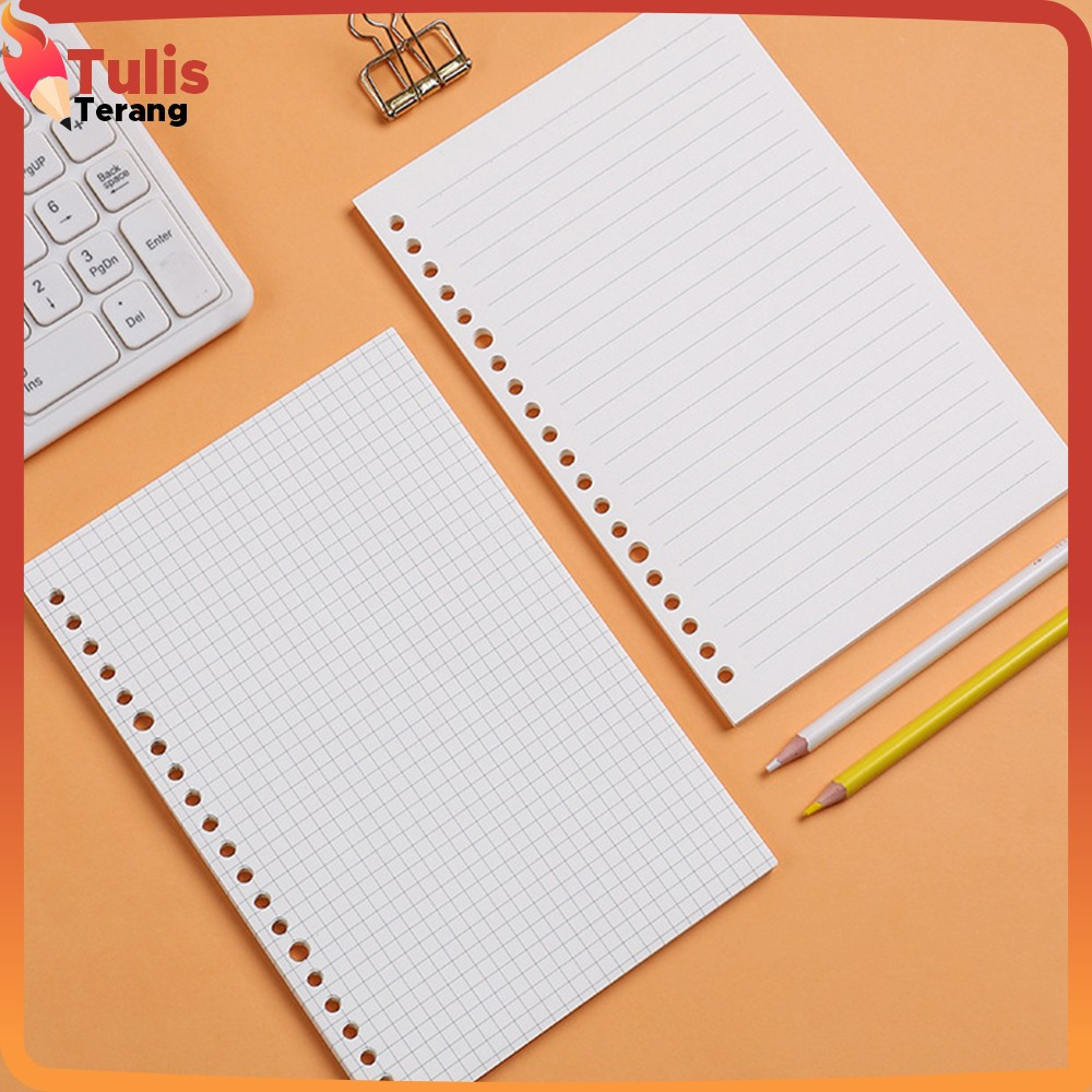 Jual Isi Binder A5 Putih Garis dan Grid 20 Lubang / Kertas Loose Leaf ...