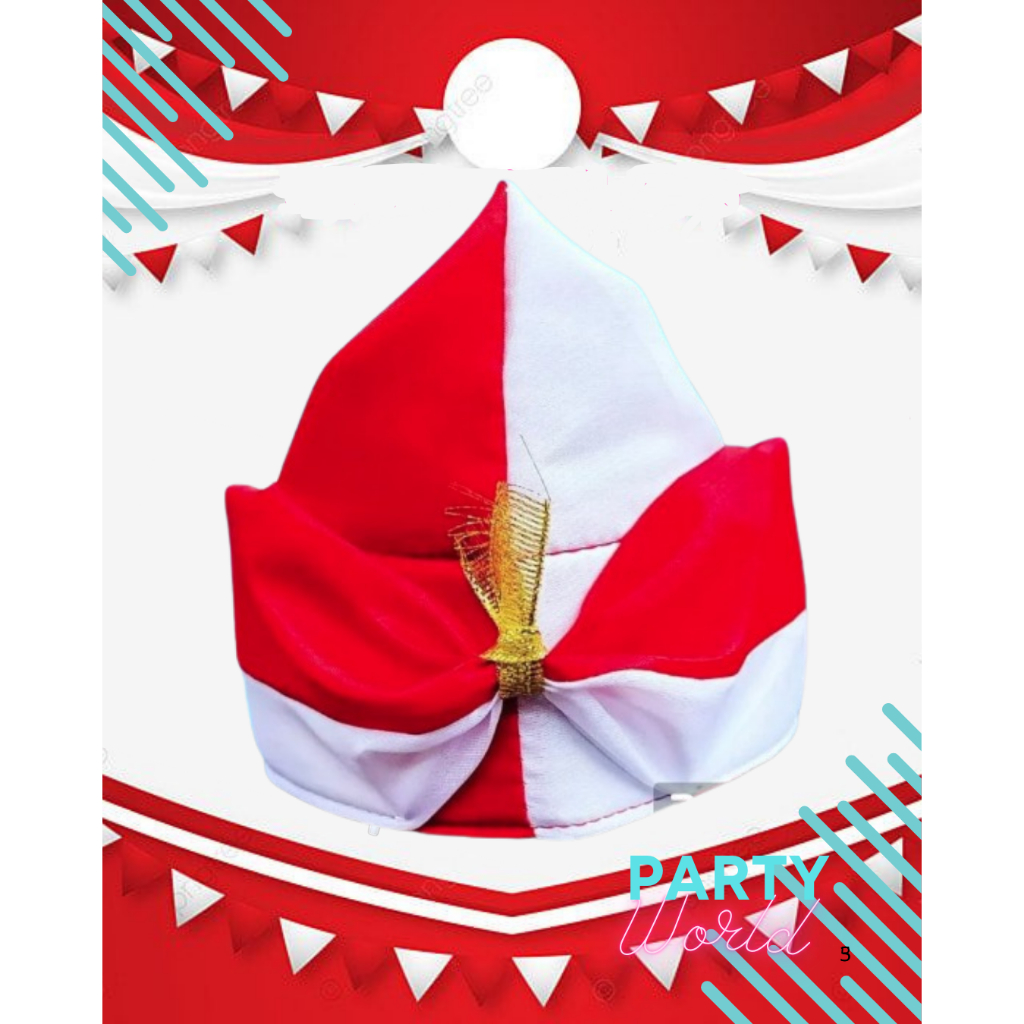 Jual Topi Merah Putih Ikat Kepala Dirgahayu Polos Hari Kemerdekaan ...
