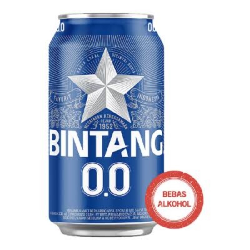 Jual Bintang Zero kaleng 330ml - 1 Dus (24pcs) | Shopee Indonesia