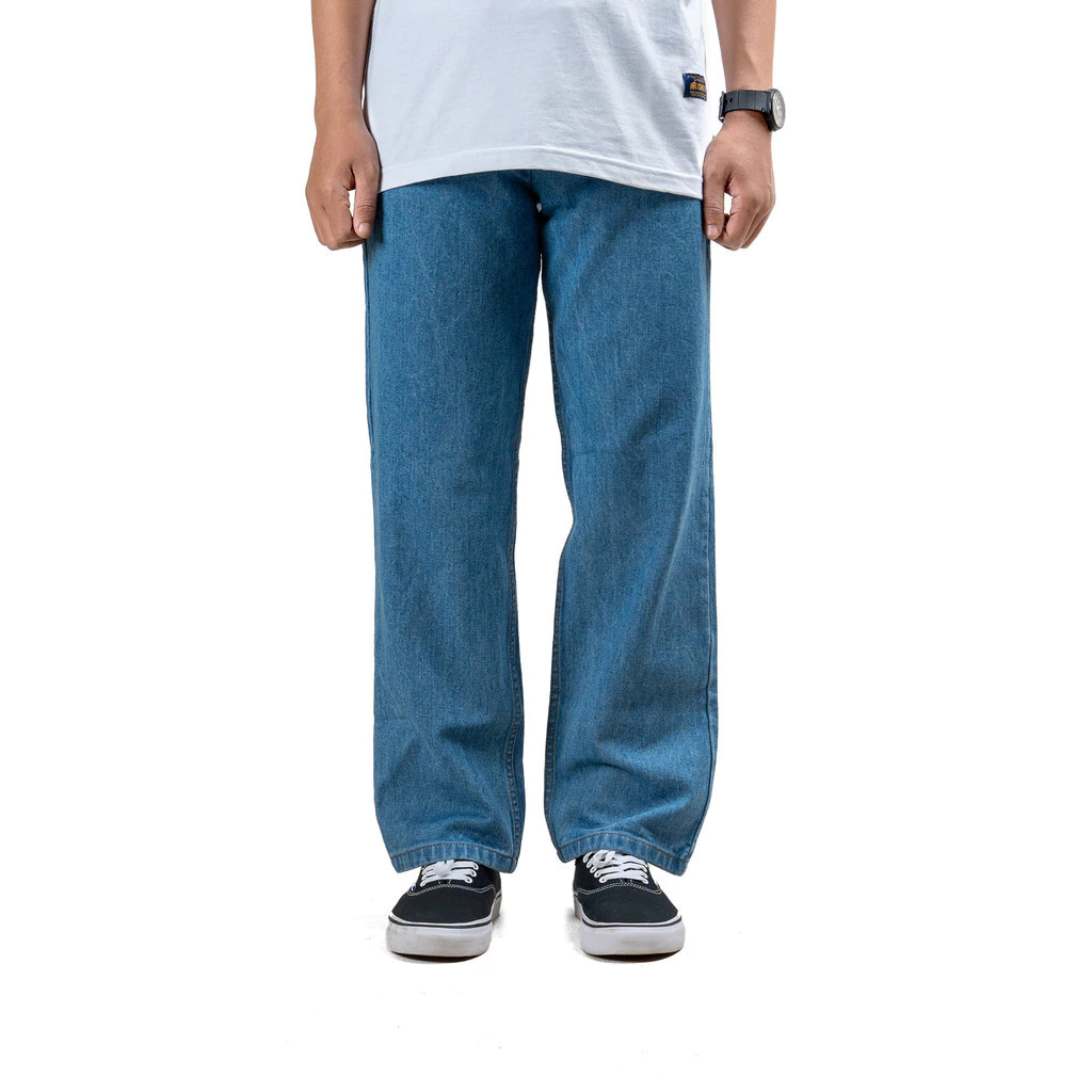 Jual House of Smith BJM Celana Denim Pria - Smith Basic Denim Sky Blue ...