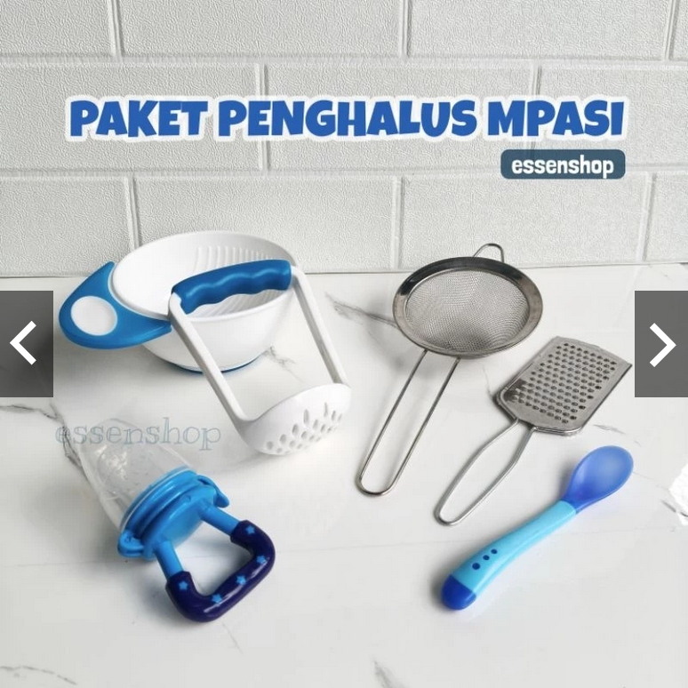 Jual Set Penghalus Mpasi bayi grinding bowl mangkok grinder saringan ...