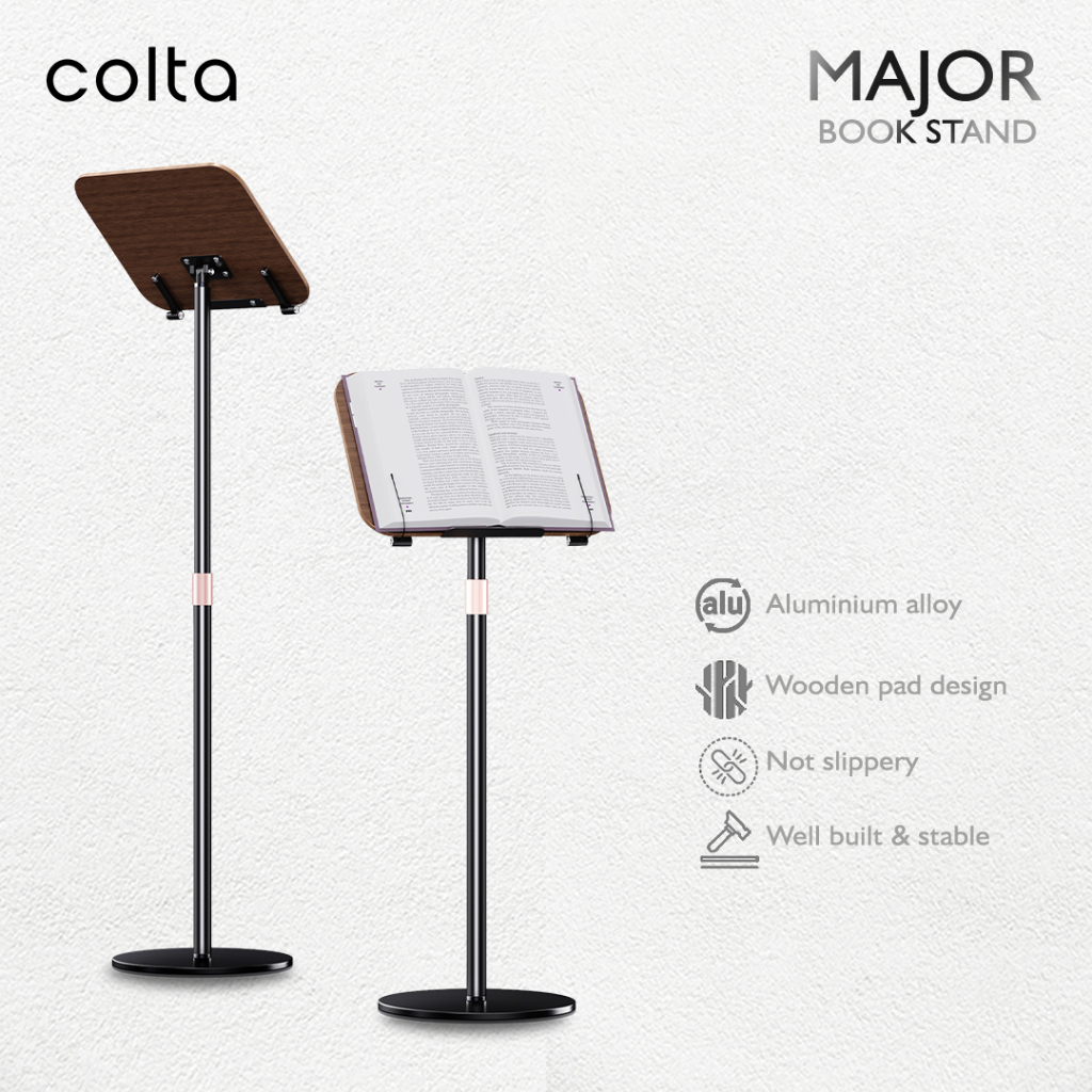Jual Colta Major Book Stand Dudukan Penjepit Sandaran Penyangga Tatakan Buku Tablet Laptop ...