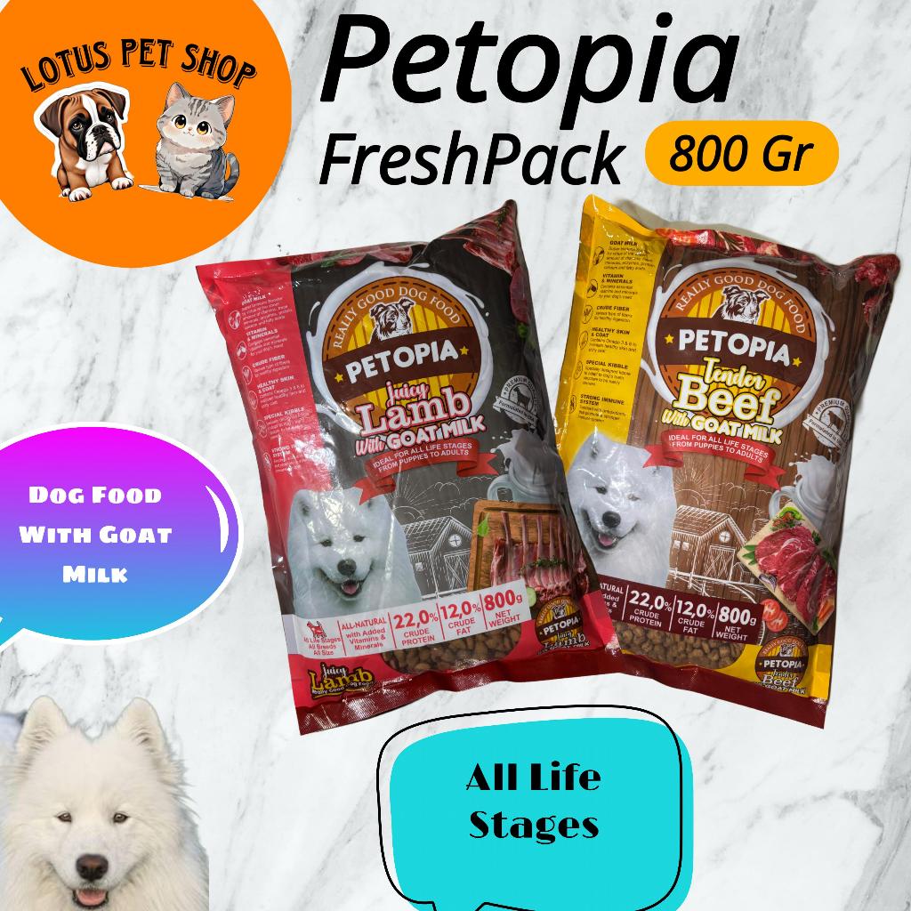 Jual Petopia Dry Food FreshPack 800 gr All Life Stages Makanan Kering ...