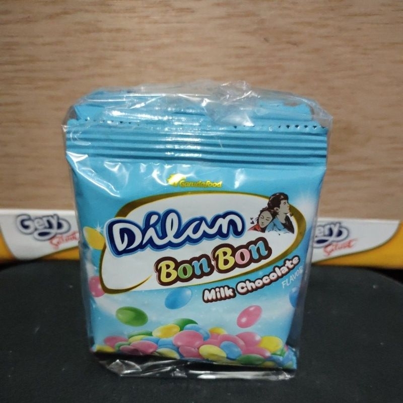 Jual Dilan bon bon milk chocolate sachet 1pak isi 10sachet@13gr ...