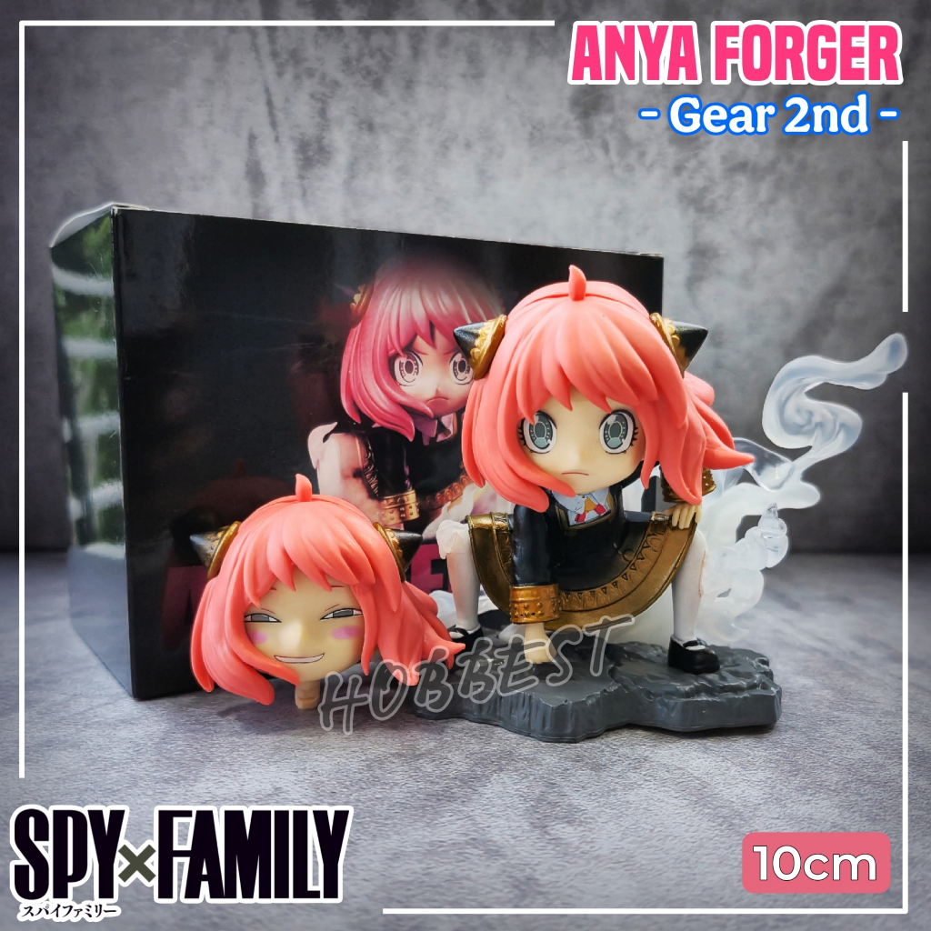 Jual Action Figure SPY X FAMILY ANYA GEAR 2nd Miniatur Topper Kue ...