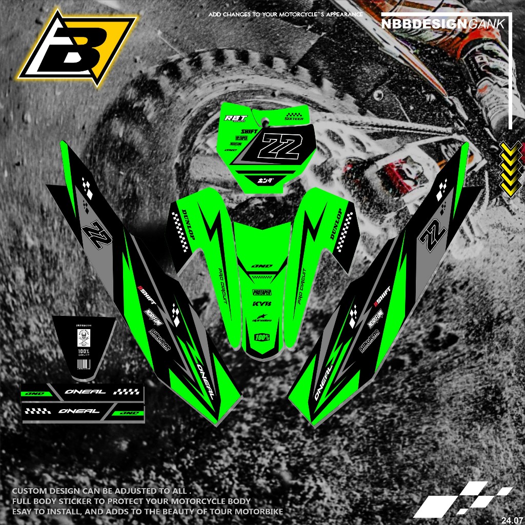 Jual DECAL STIKER RBT DECAL VEGA R NEW FULL BODY MOTOR RBT BEBEK MODIF ...