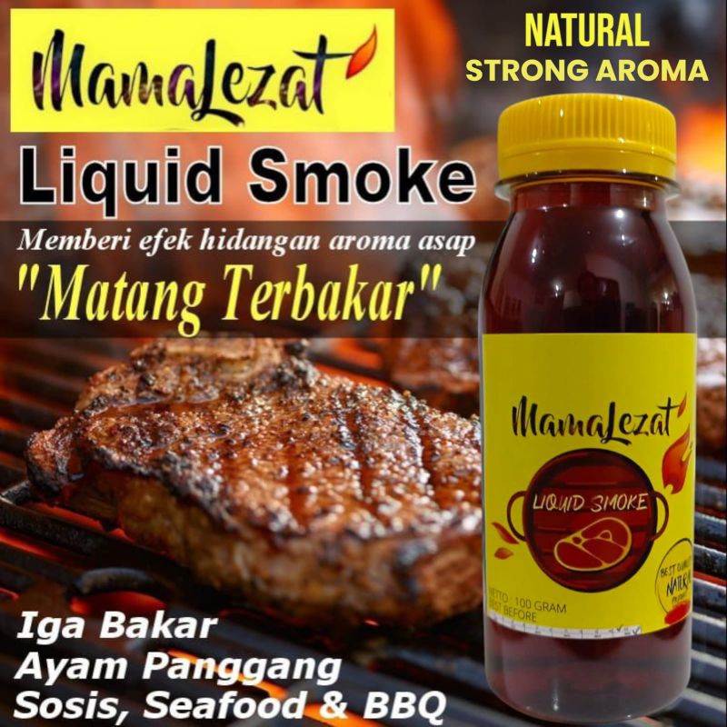 Jual MamaLezat Liquid Smoke 100 gram Variant Natural Asap Cair BBQ ...