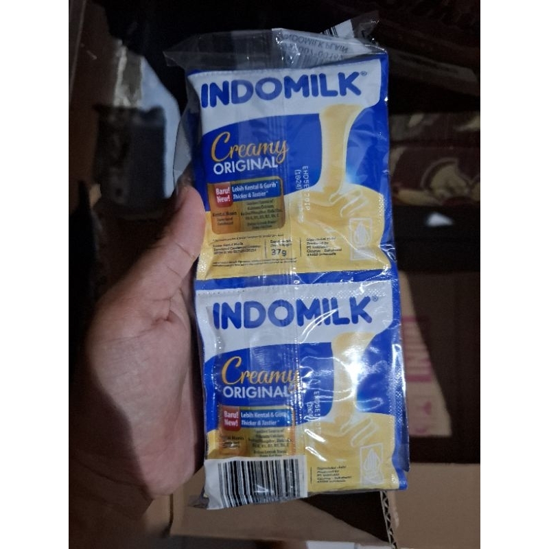 Jual indomilk renteng isi 6 sachet putih diskon live xtra | Shopee ...