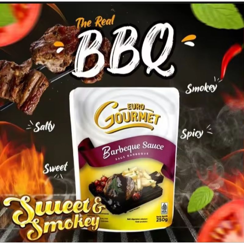 Jual Gourmet Barbeque BBQ Saus Barbekyu 250gr | Shopee Indonesia