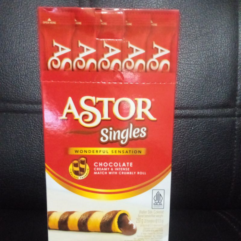 Jual Astor Singles wafer roll isi 20 | Shopee Indonesia