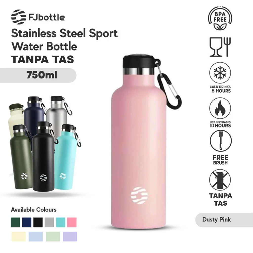 Jual FJbottle - SR2082 Botol Minum Tumbler Olahraga Stainless Steel ...