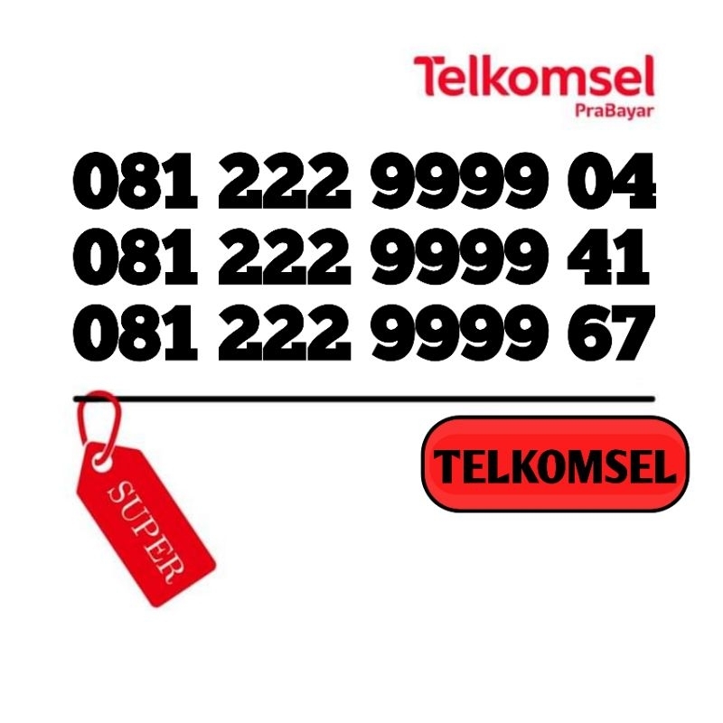 Jual Kartu Perdana Nomor Cantik Telkomsel 12 Digit 4G/5G SimPATI As Loop Triple Kwartet Jendral ...