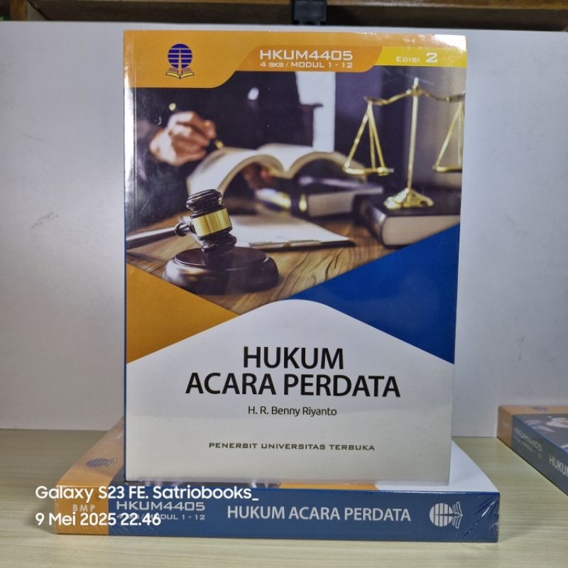 Jual HUKUM ACARA PERDATA. EDISI 2. H.R. BENNY RIYANTO. PENERBIT UNIVERSITAS TERBUKA. UT. 2023 ...