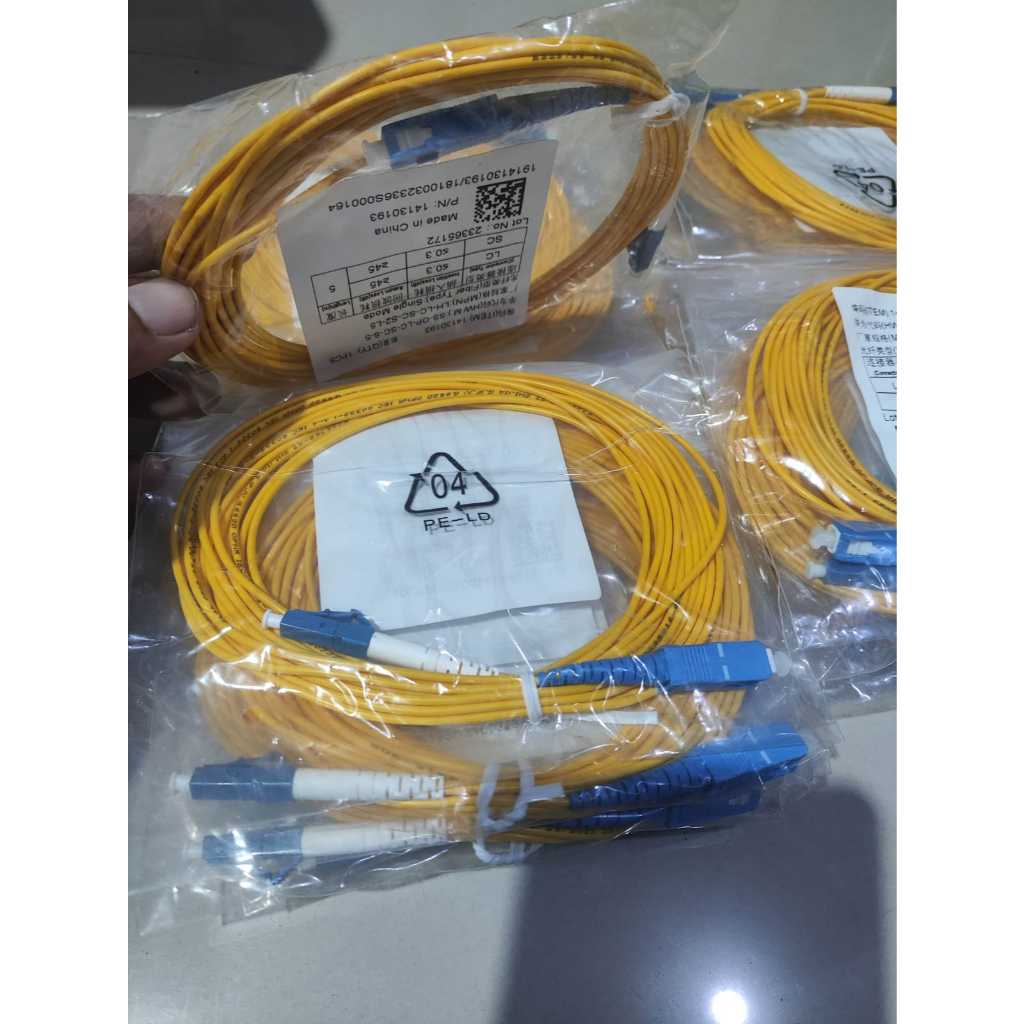 Jual Patchcord SC UPC ke LC UPC 5 Meter 2.0mm - SX SM G652D LSZH-High ...