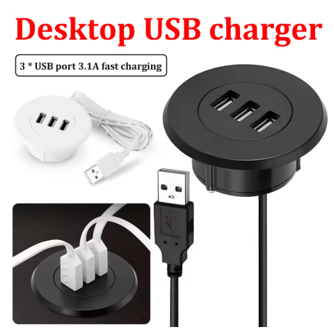Jual Hub USB 2.0 3 Port Desktop HUB Tertanam Hub Komputer Meja Satu ...