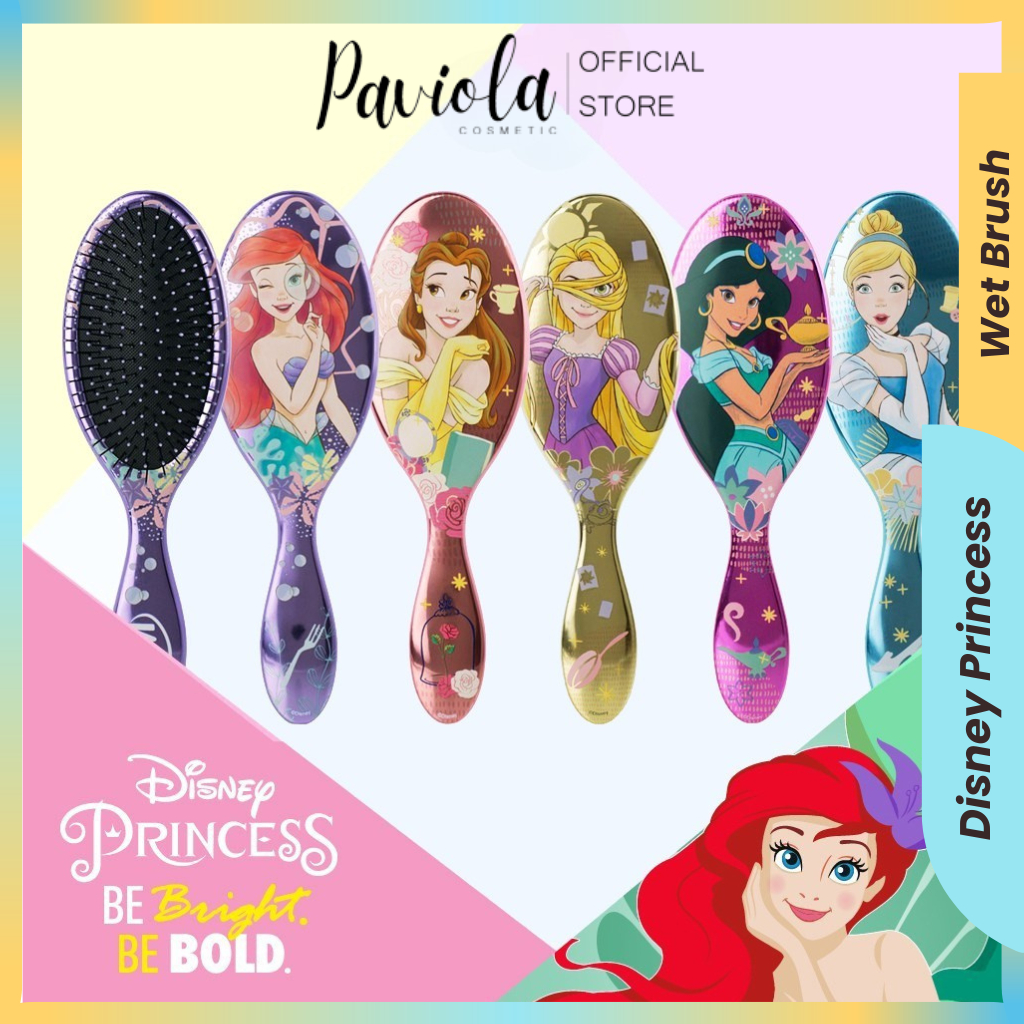 Jual Wet Brush Disney Princess Wholehearted - Sisir Anti Rontok dengan ...