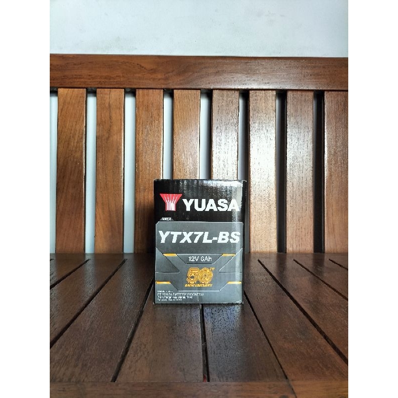 Jual Aki Motor Yamaha R25, Honda CBR 250 Yuasa YTX7L-BS MF Original | Shopee Indonesia