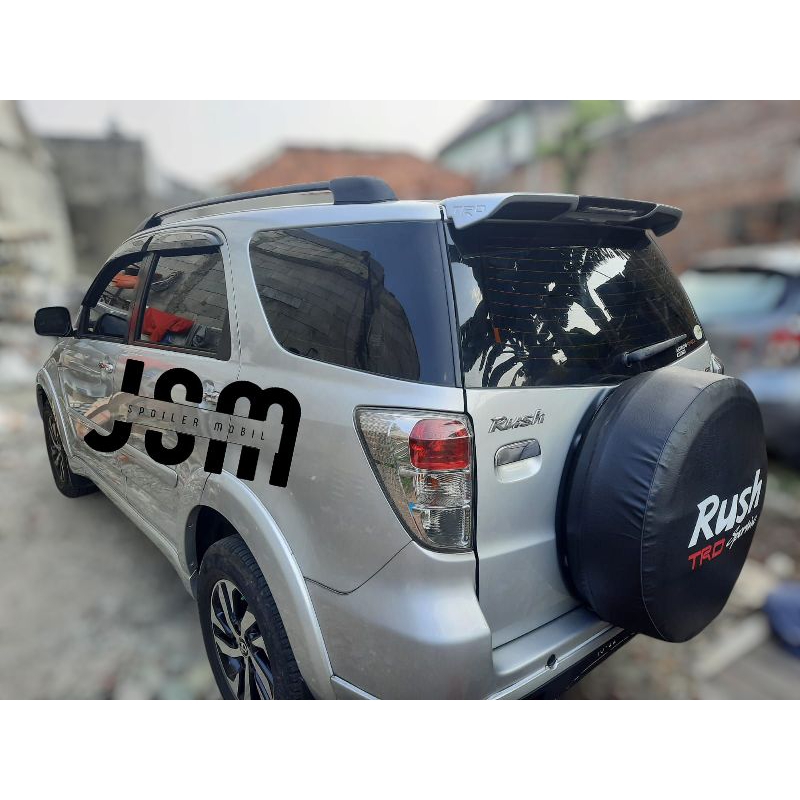 Jual Spoiler Rush Terios konde model TRD dengan Lampu bahan plastik ABS ...