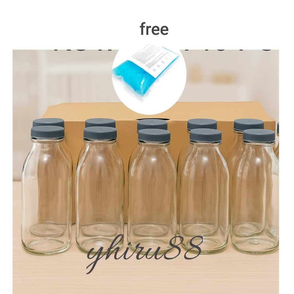 Jual 10 pcs Botol Asi Kaca Baby 100ml 1 box isi 10 pcs / BOTOL BARU / Botol Susu Bayi 100ml ...