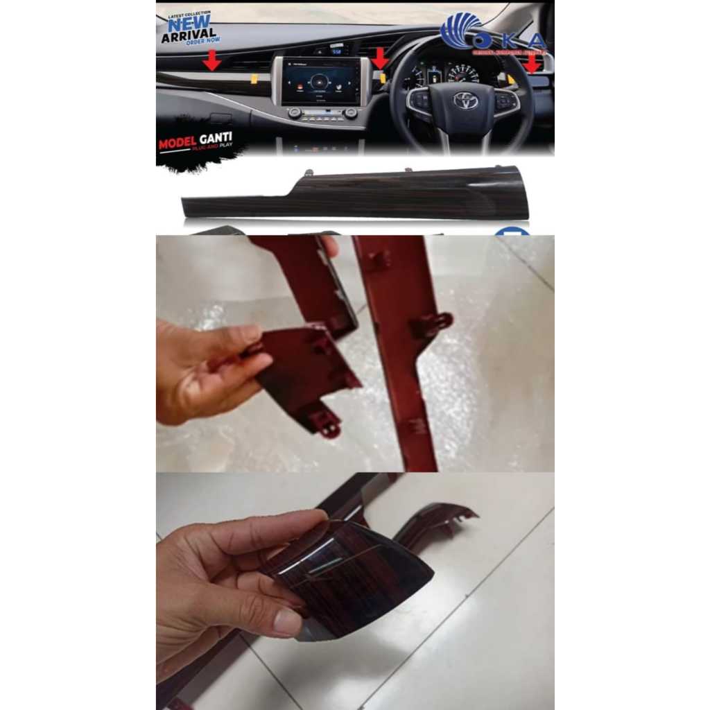 Jual Panel Dashboard Mobil Innova Reborn 2016 - 2025 Up Model Ganti ...