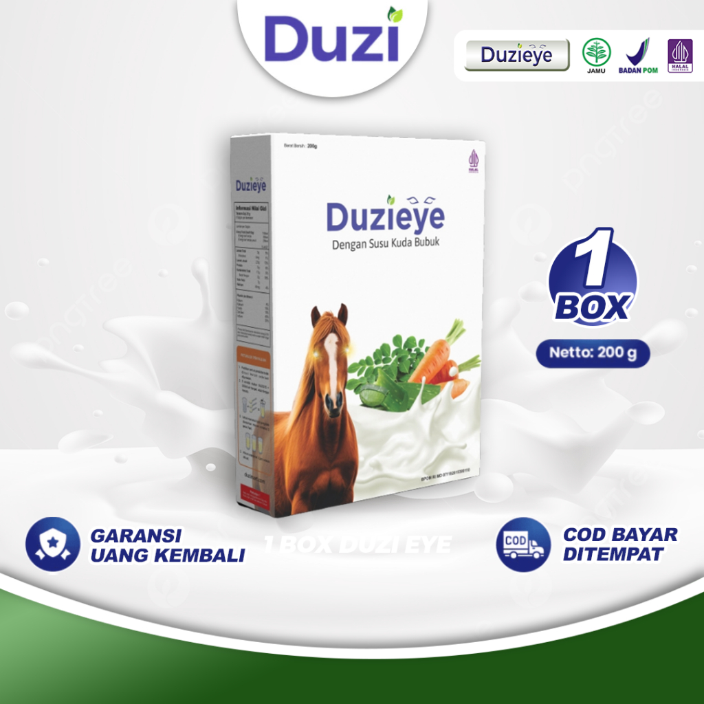 Jual Duzi Eye - Susu Kuda Lombok Nutrisi Mata Bubuk 200 Gram | Shopee ...
