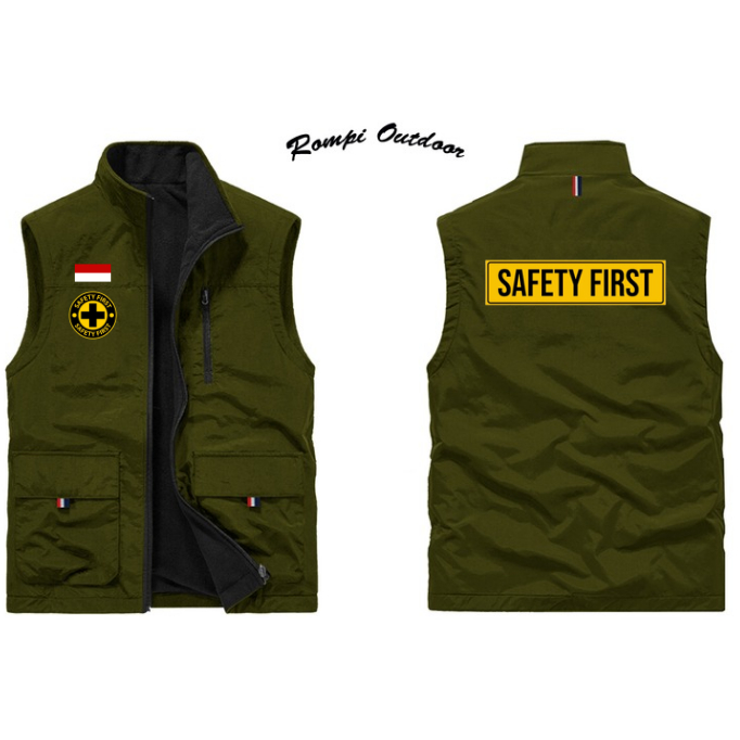 Jual Rompi Vest Safety Lapangan | Rompi Dinas | Rompi Tactical | Vest ...