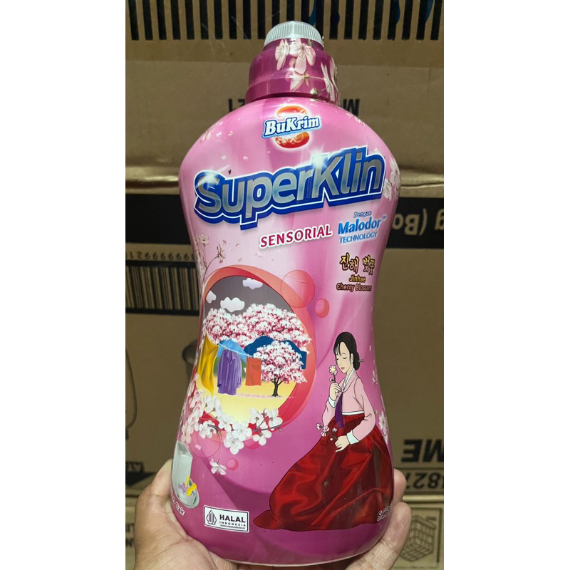 Jual Bukrim Superklin Detergent cair jinhae cherry blossom 700ml ...