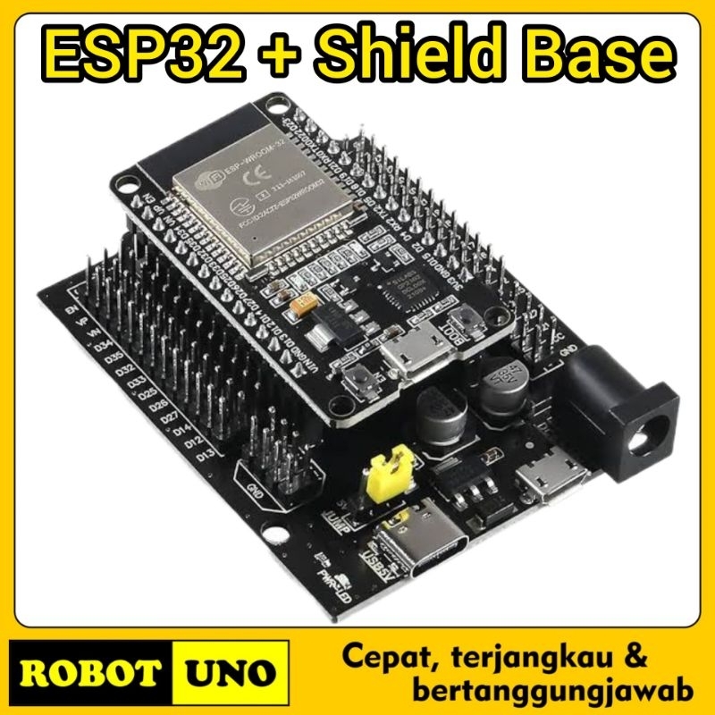 Jual ESP32 Wifi Bluetooth + Base Board CP2102 IoT ESP32 Wifi Bluetooth ...