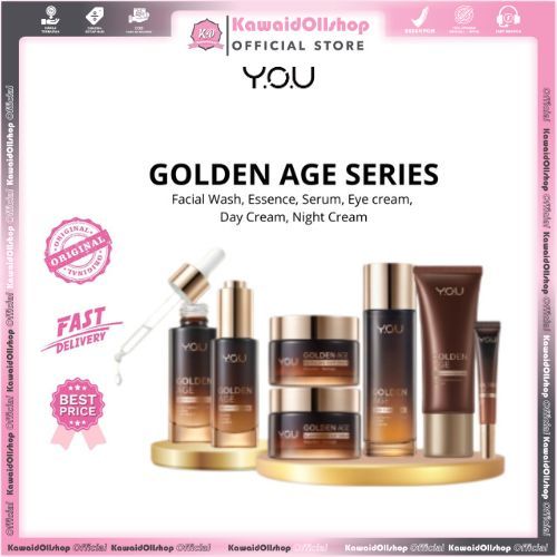 Jual YOU Golden Age Series | Intensive Serum | Iluminating Day Cream ...