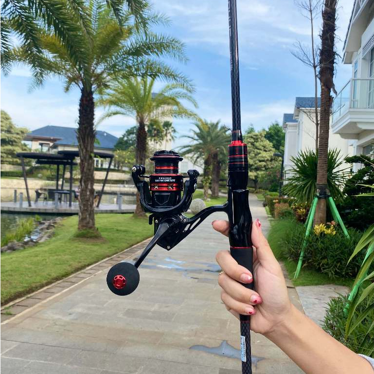 Jual Joran Pancing Set Dengan Bahan Serat Karbon 1.8M/2.1M Pancing Set Lengkap Untuk Spinning ...