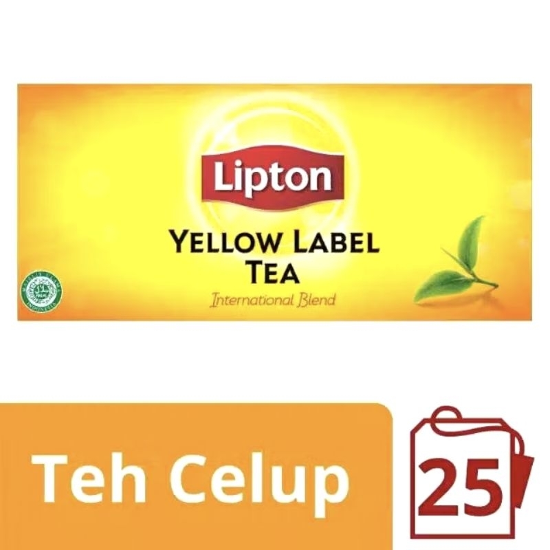 Jual Lipton Yellow Label Tea 25pcs Tea Bag | Shopee Indonesia