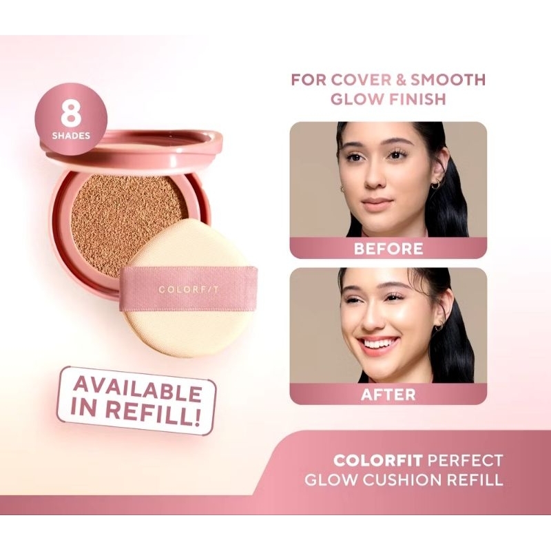 Jual WARDAH COLORFIT REFILL PERFECT GLOW CUSHION SPF 40 PA+++ | Shopee ...