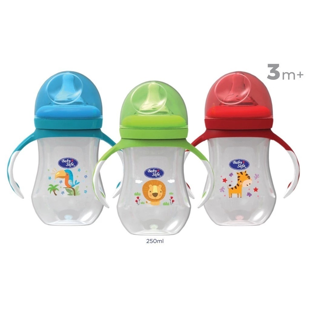Jual Baby Safe Botol WN06 250ml / Botol Susu Wide Neck | Shopee Indonesia