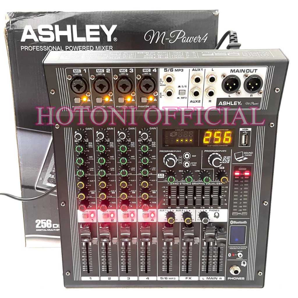 Jual Power Mixer Audio M-Power4 4channel Original Mpower 4 Ashley ...