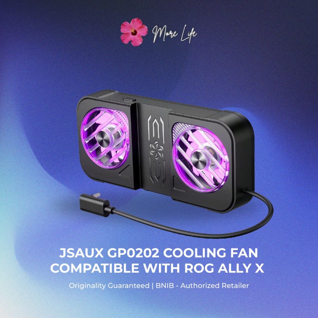 Jual JSAUX ROG Ally X Cooling Fan GP020, USB C RGB Fan cooler for ...