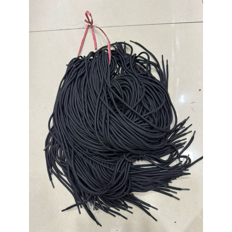 Jual Tali Hitam Bulat Panjang 150 Cm Boot PDH PDL | Shopee Indonesia