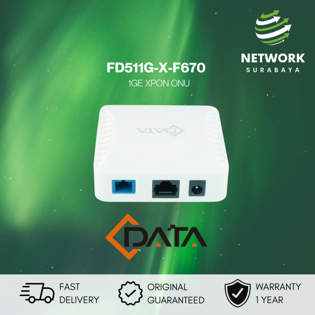 Jual CDATA/C-DATA FD511G-X-F670 / FD511G X F670 1GE XPON ONU | Shopee ...