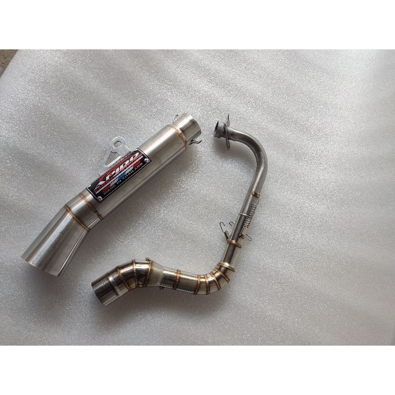 Jual (so) Apido Exhaust Pipe 1set For Click 125 150 i Beat Fi Mio ...