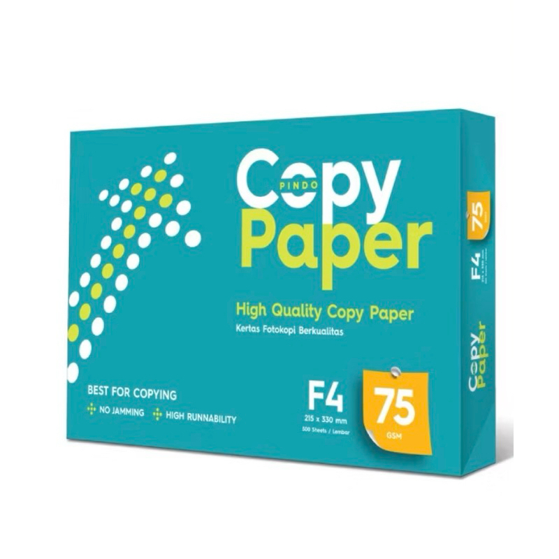Jual Kertas Copy Paper High Quality Copy Paper F4 HVS 75 gsm 75gsm 500 ...