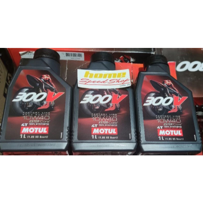 Jual Oli Mesin Motul 300V 300 V 10 40 10/40 Original Made In France | Shopee Indonesia