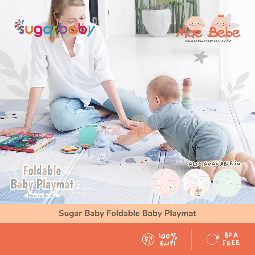 Jual Sugar Baby Foldable Baby Playmat Nature Series Matras Alas Main ...