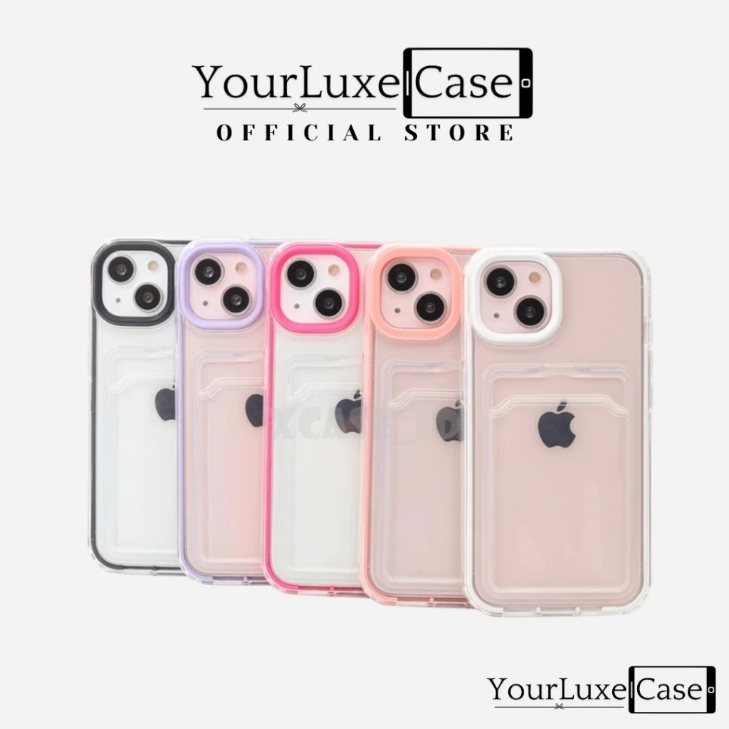 Jual 3 Layers Bumper Case Card Wallet Casing HP iPhone 7 8 X XR XS 11 ...